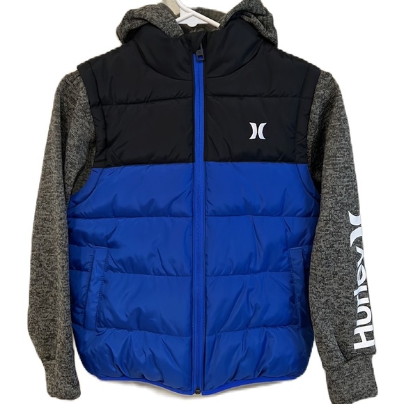 Hurley | Jackets & Coats | Hurley Boys Puffer Jacket Hyper Royal Blue ...